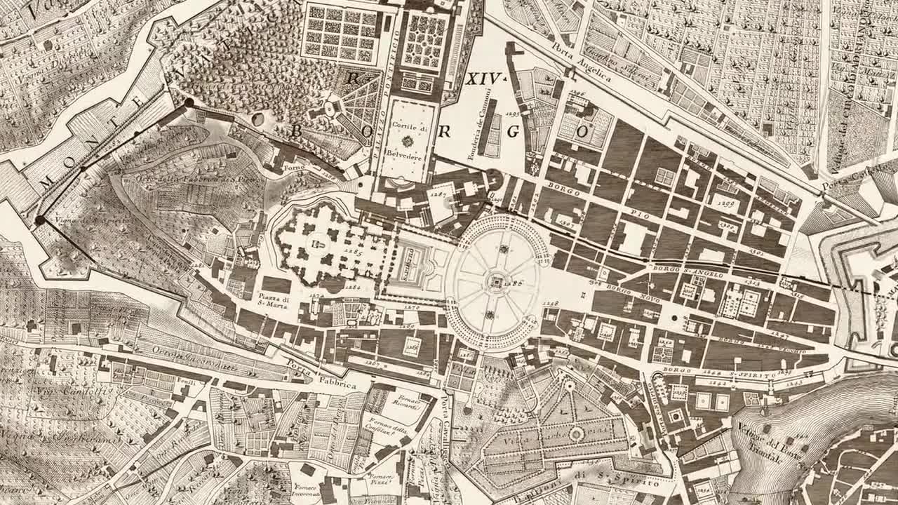 Floor Plan Of The Belvedere Vatican City Floor Plans