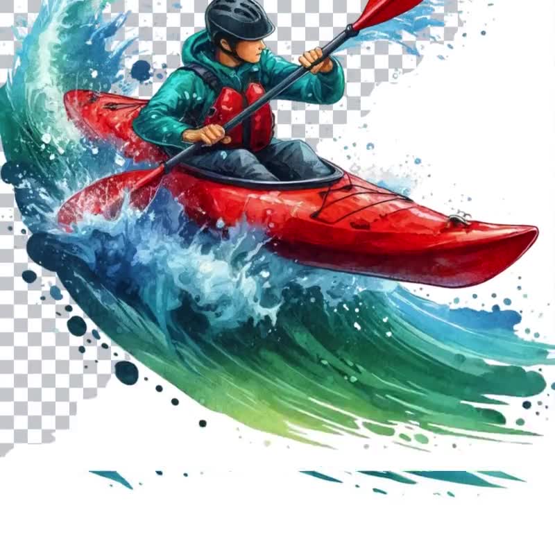 Kayak Clip Art