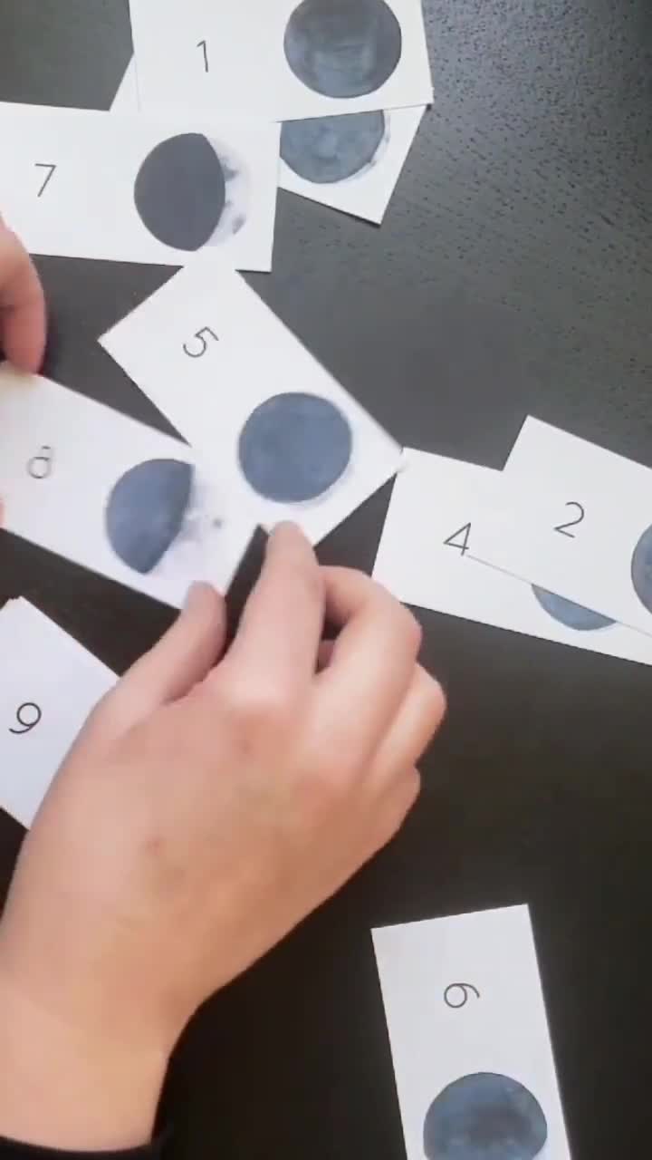 Moon Phases Flip Book Space And Moon Flip Flap Book® | Distance