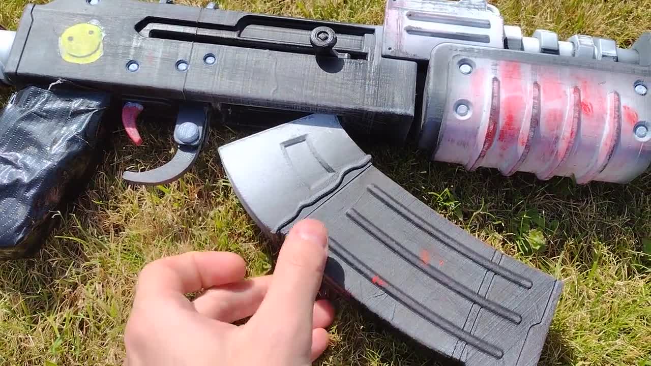 3D Printable AK47 From Rust By Sergey Kolesnik, 43% OFF