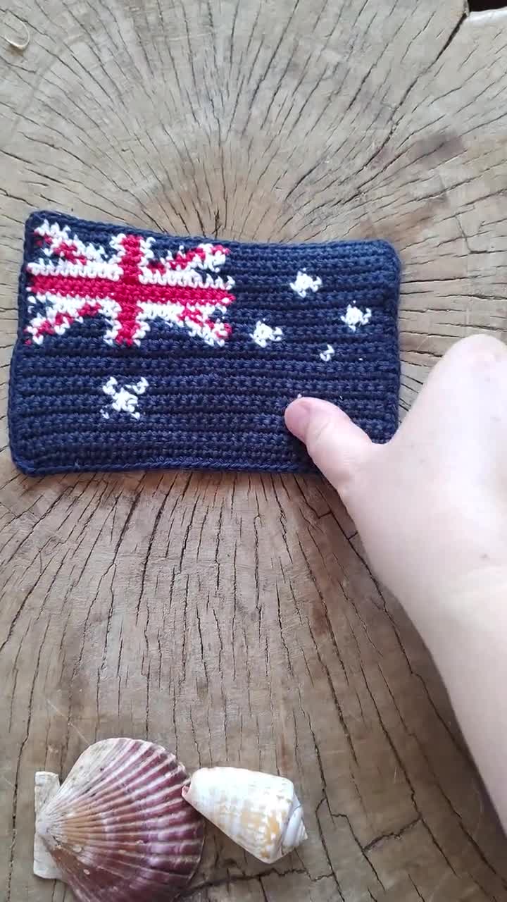 Australian Flag Crochet Pattern Union Jack British Flag Bow Perler