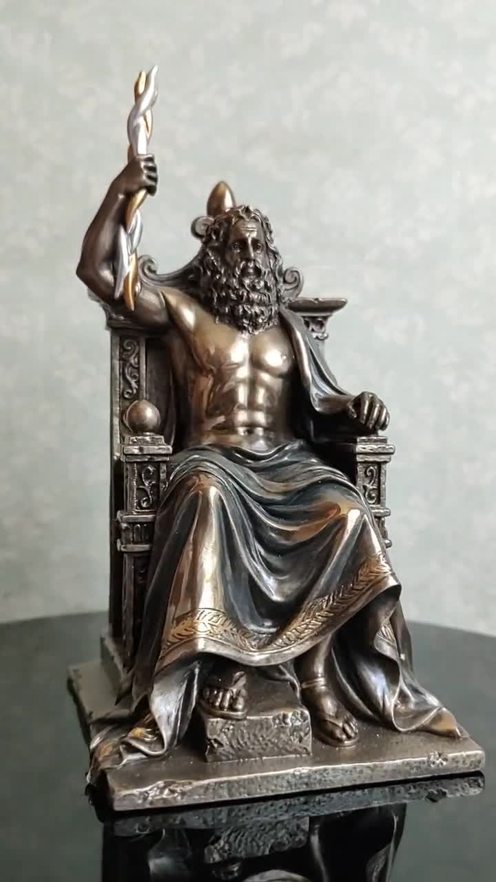 Greek God Zeus Statue Zeus Figurine Decorative Statue God Greek