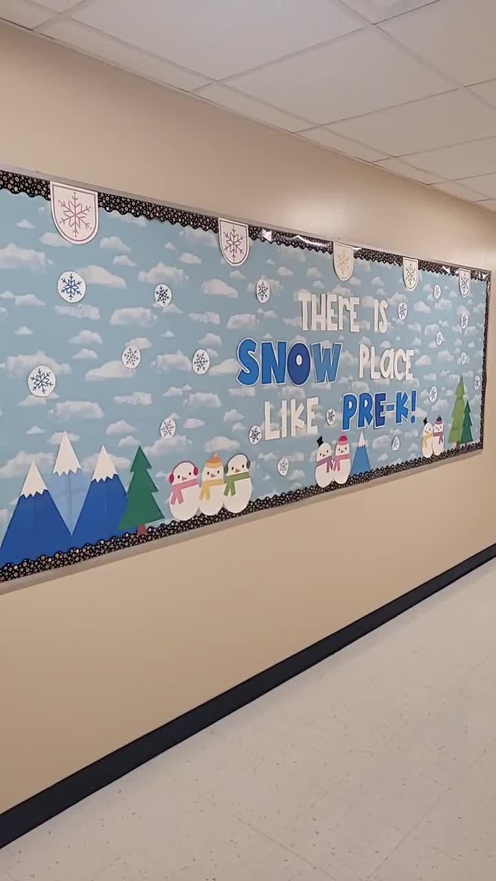 Snow Scene Bulletin Board Ideas