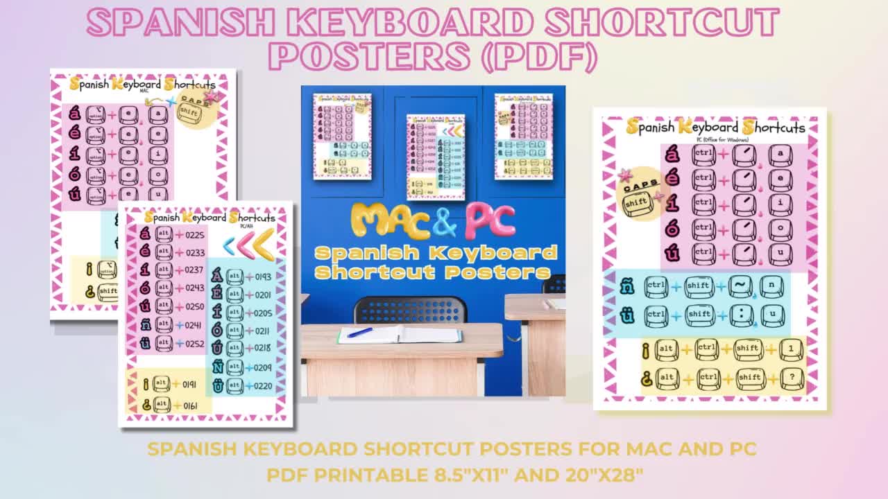 Spanish Signs On Keyboard