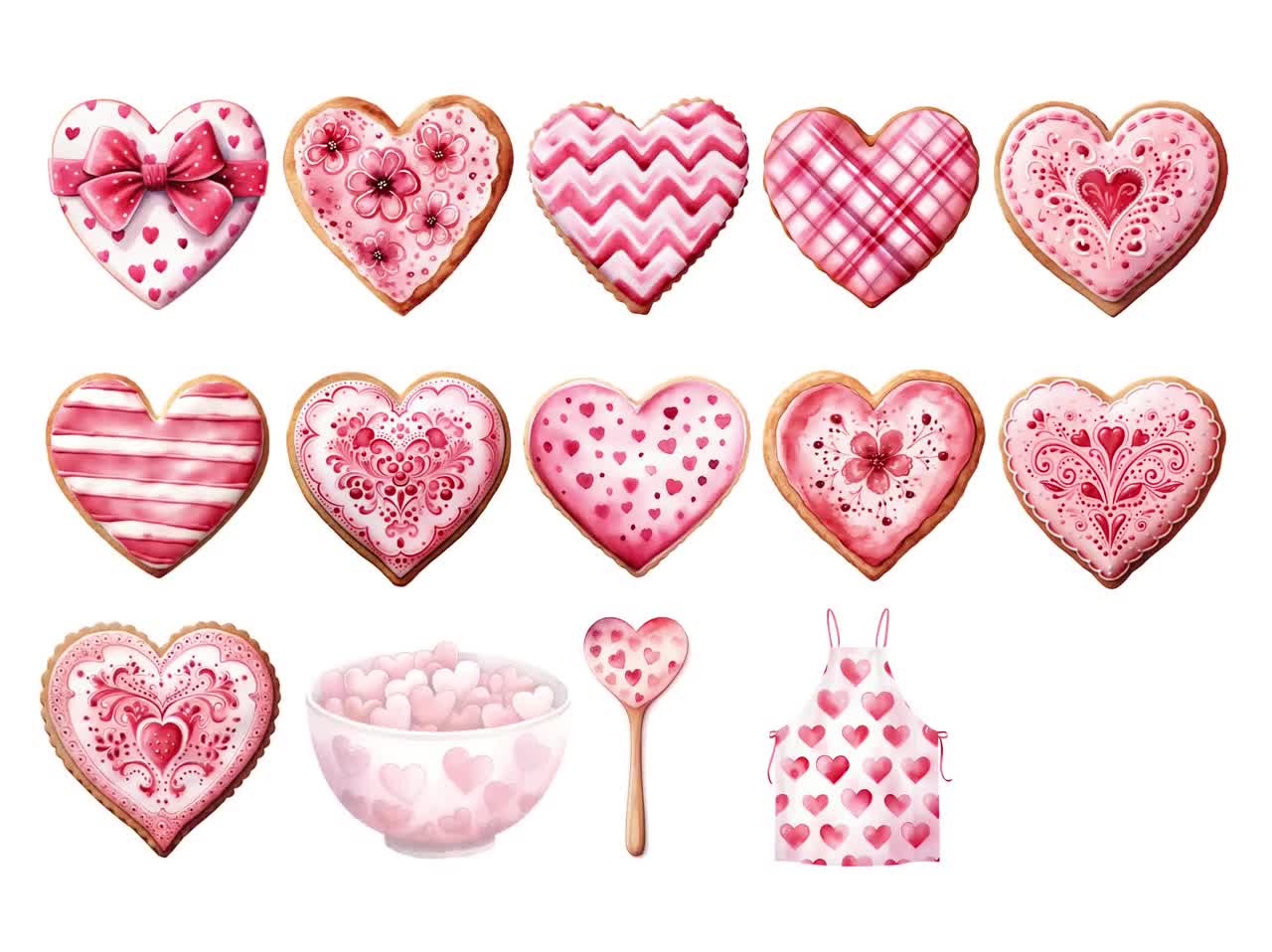 Valentines Cookies Clipart