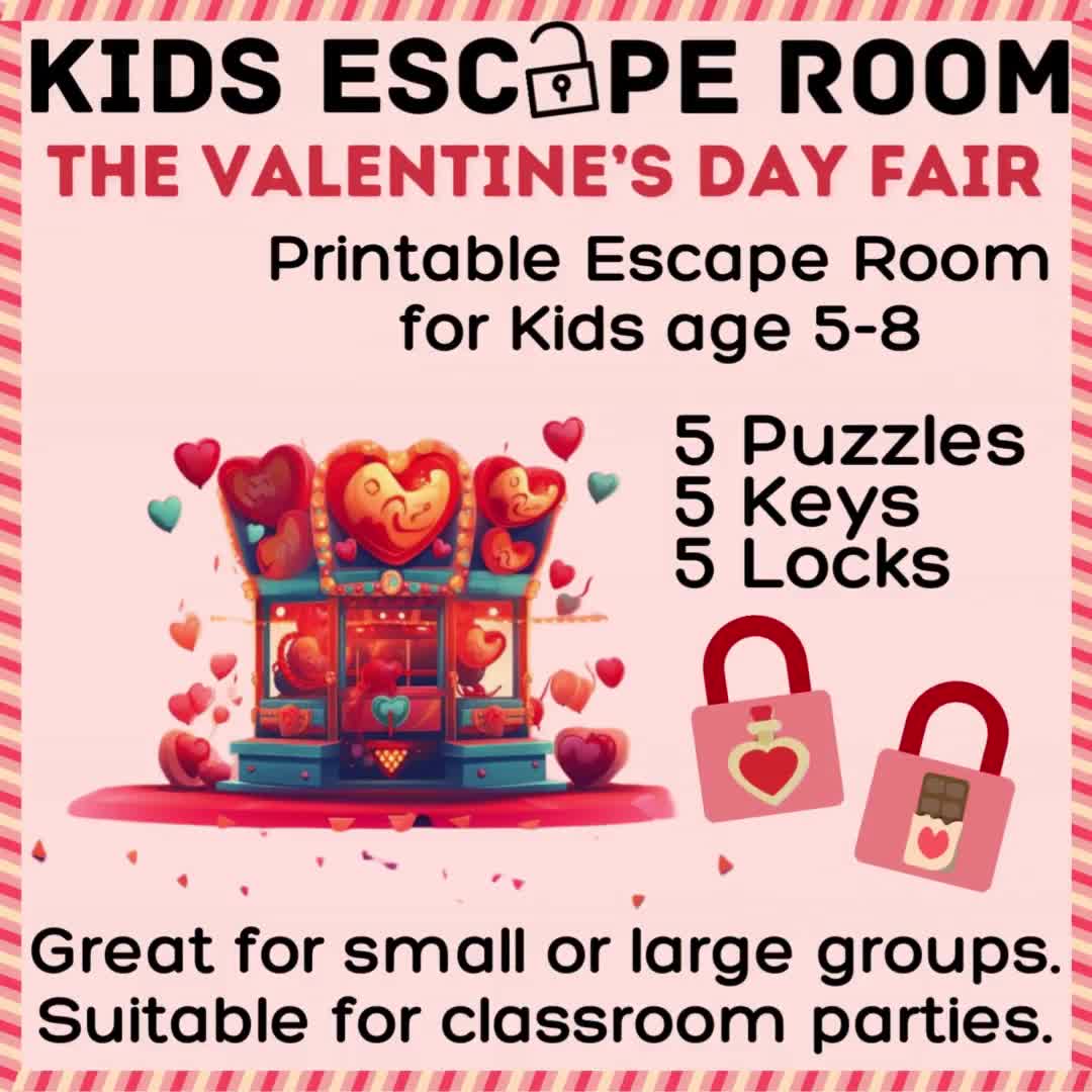 Okara Escape Block Game Valentine Escape Room & 5 Love Languages ...