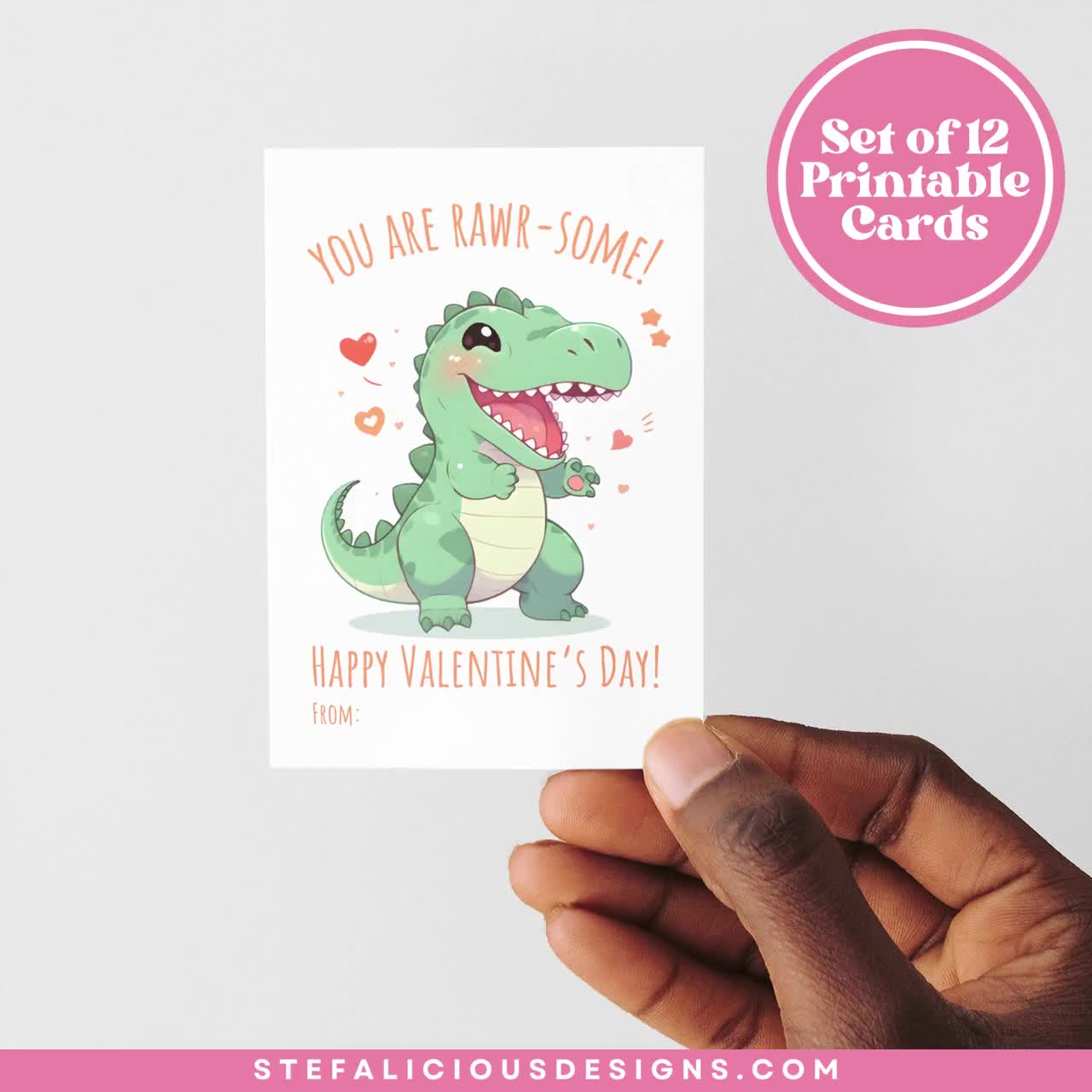 Dinosaur Valentines Quotes Free Printable: “Dino Mite” Valentine's