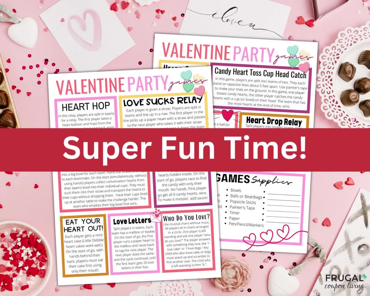 Simple Valentine Games Valentine Roll A Heart Dice Game (Free Party