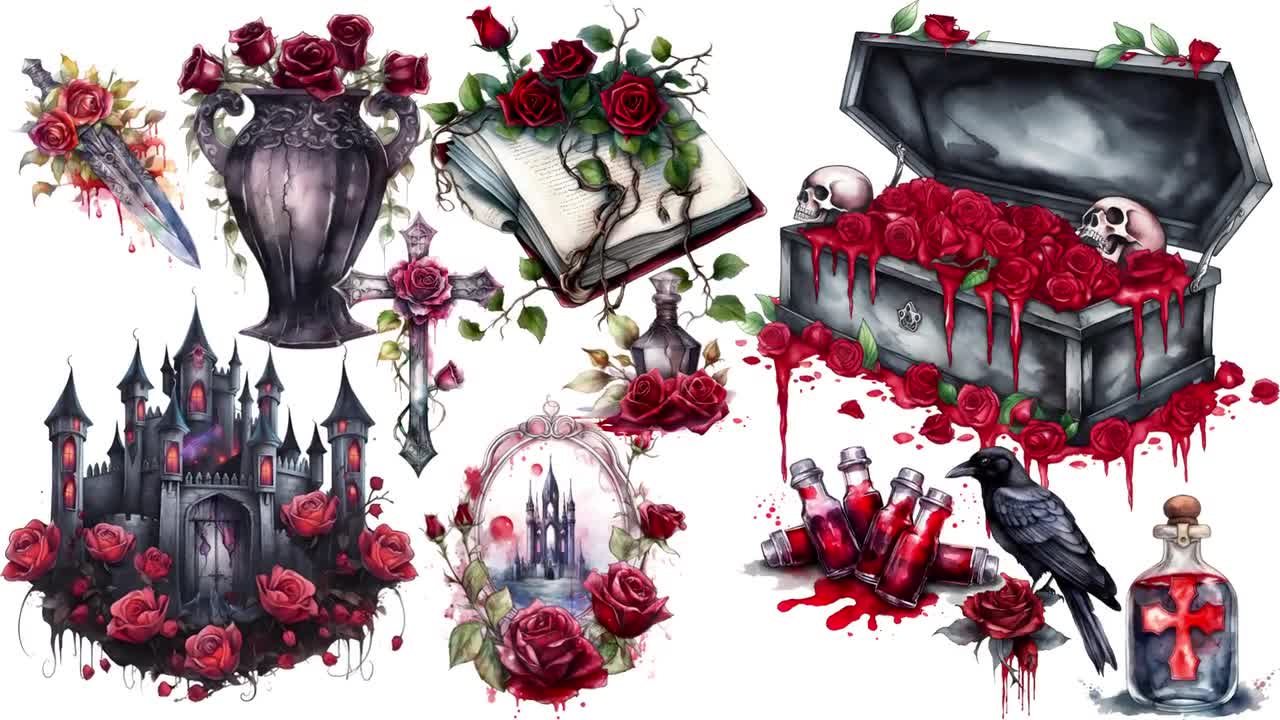 Gothic Vampire Clipart