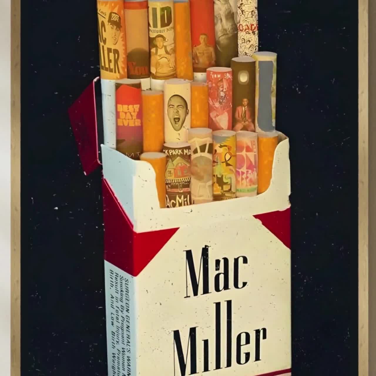 Affiche La Plus Cool De Mac Miller Mac Miller Poster Etsy France