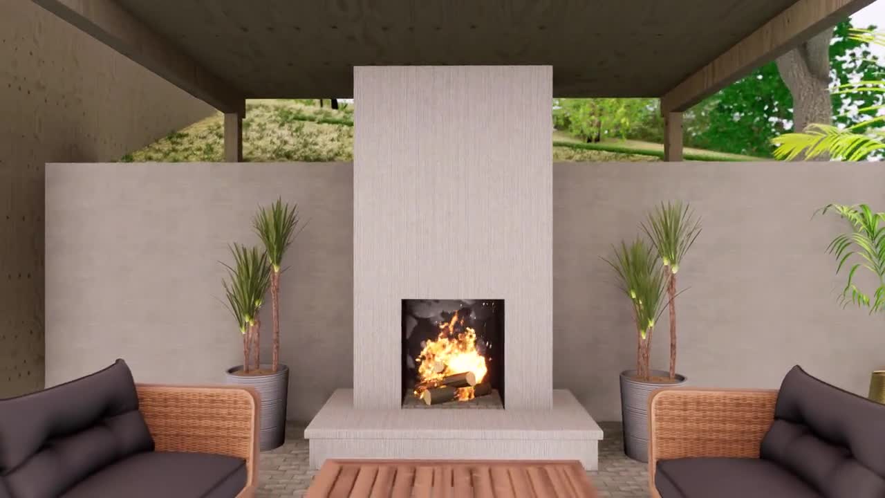 Chimeneas En Planos De Piso De Madera