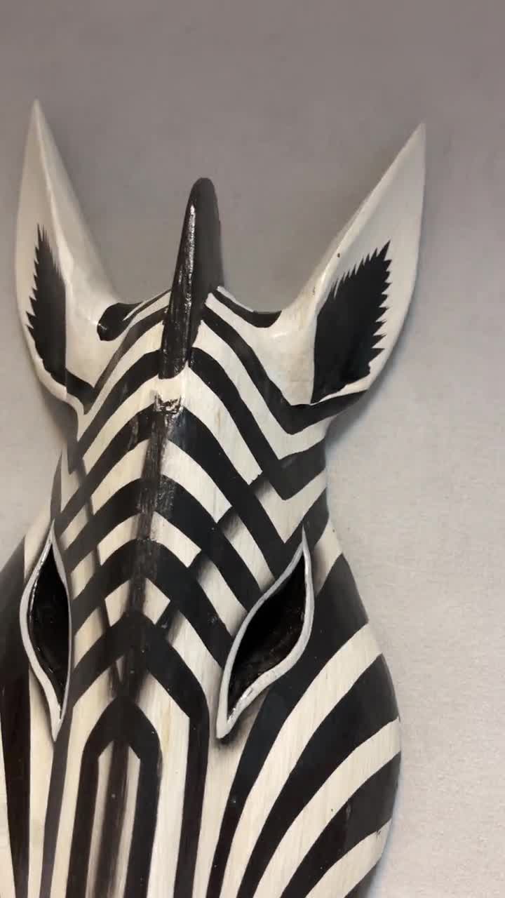 African Animal Masks Zebra