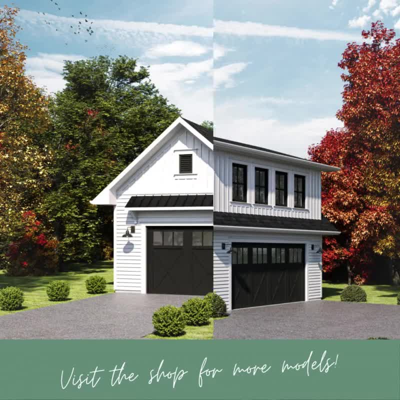 Detached Garage With Workshop Plans Garage Plans With Workshop