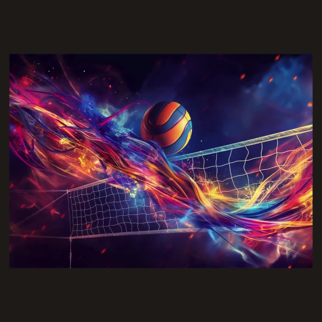 Colorful Volleyball Ball Backgrounds