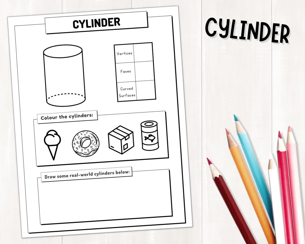Atributos De Formas 3d Imprimibles Figuras Geometricas En Espanol