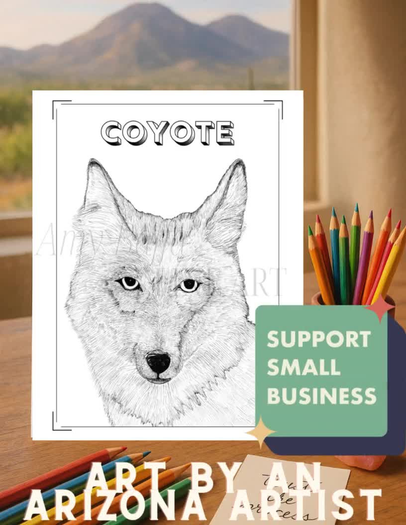 arizona coyotes coloring pages