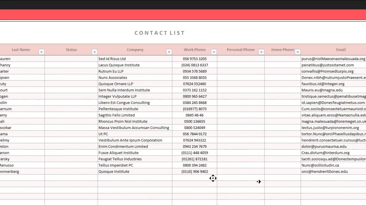 Hoja De Cálculo De Excel Para Bodas-lugar De Celebración Y Vuelo