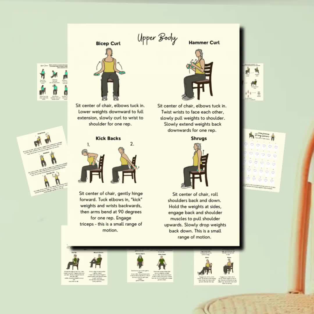 Weight Training For Seniors Printable