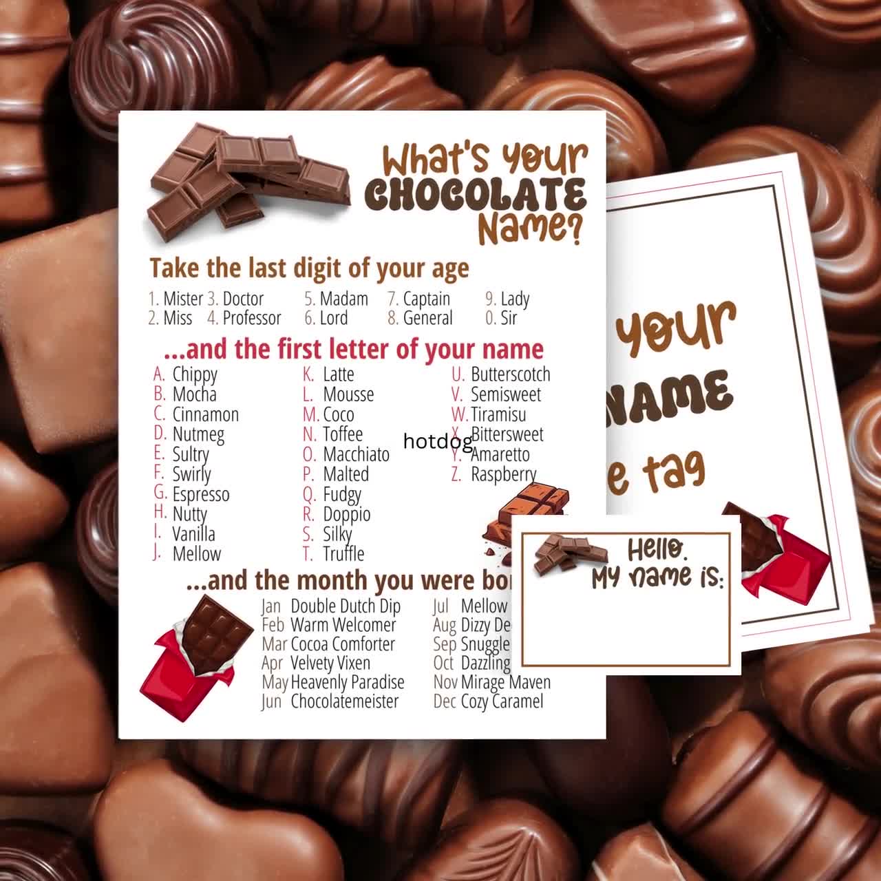 Candy Bar With Fun Names Funny Rude Joke COCK TEASER Chocolate Bar