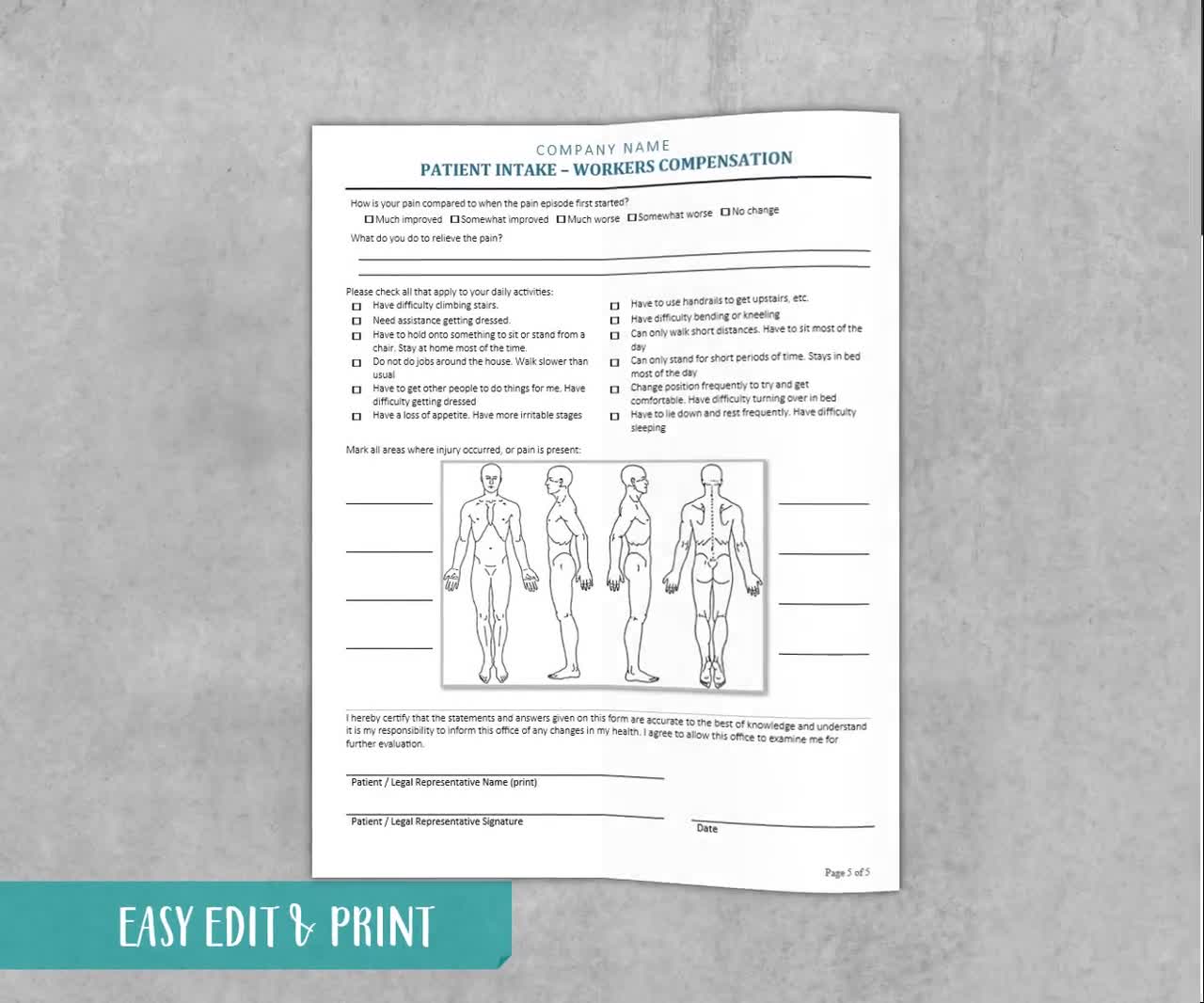 Work Comp Forms Can I Change Jobs While On Workers' Compensation