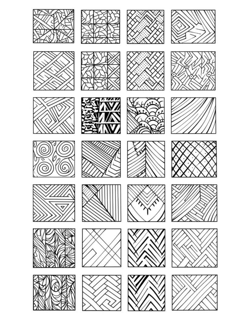 Zentangle Line Design
