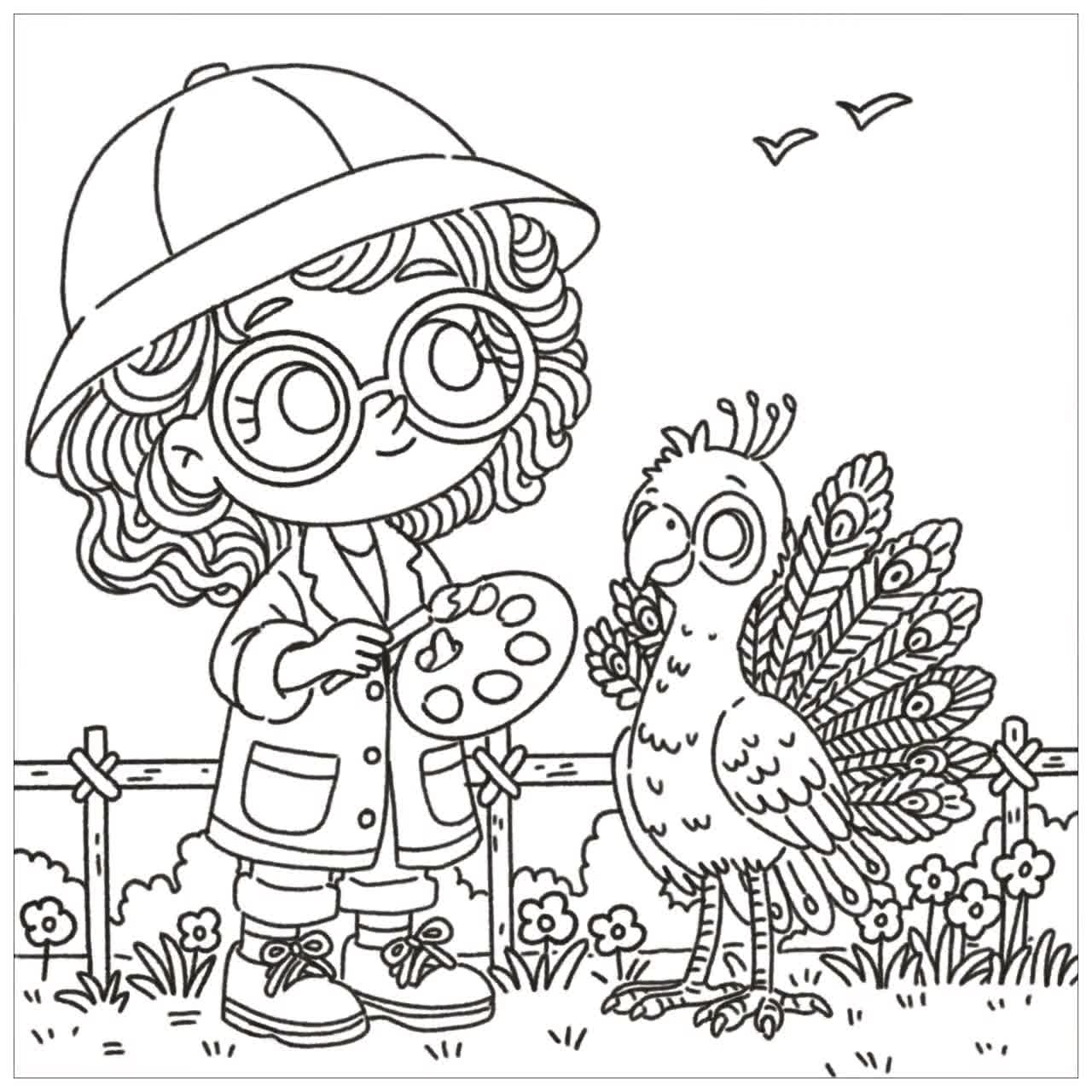 zuzu coloring pages