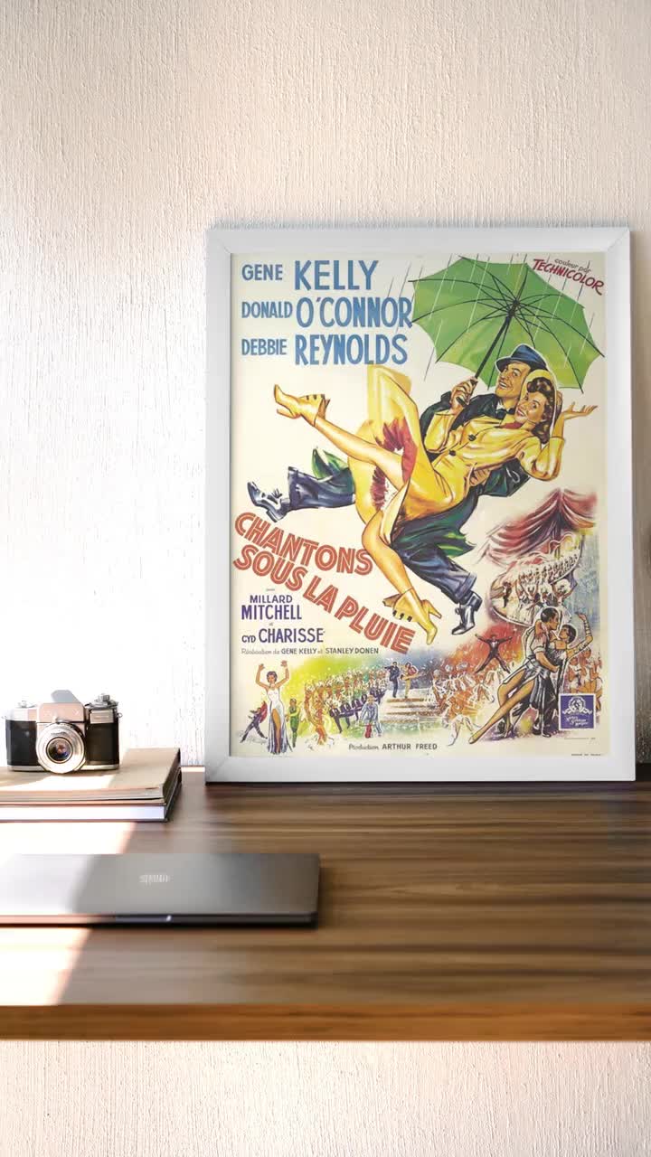 Chanter Sous La Pluie Affiche