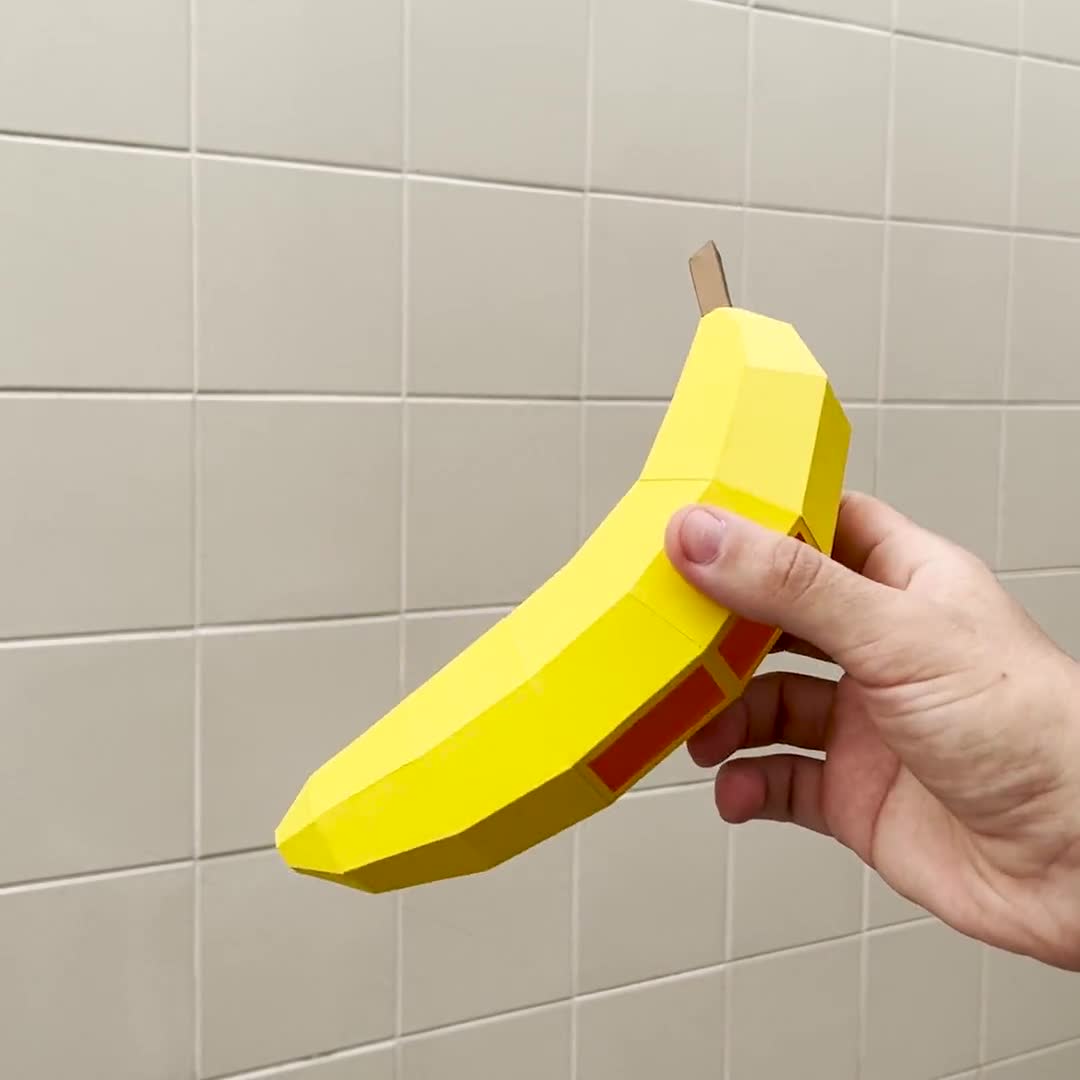 Banana Template 3d