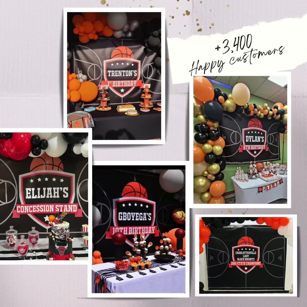 Display Basketball Parties Basketball Birthday Party Ideas | Photo 10