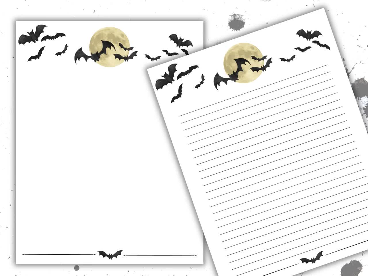 Free Printable Halloween Stationery