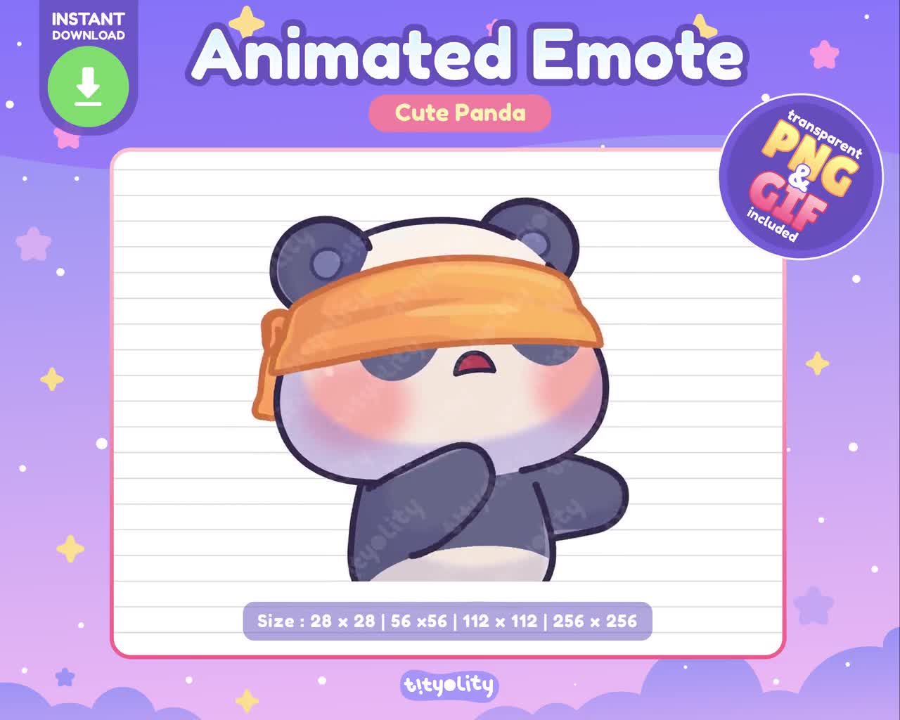 Gif De Panda Chibi On Make A GIF