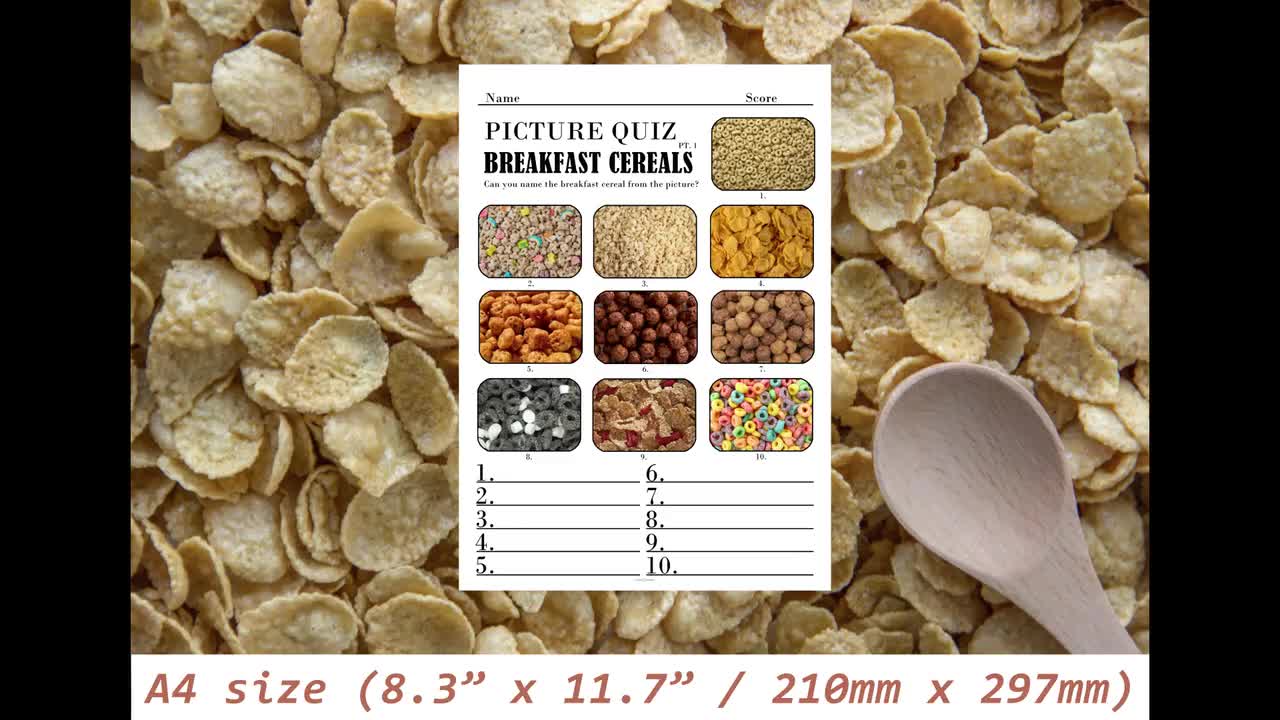 Quiz Can You Name These Breakfast Cereals By Just The