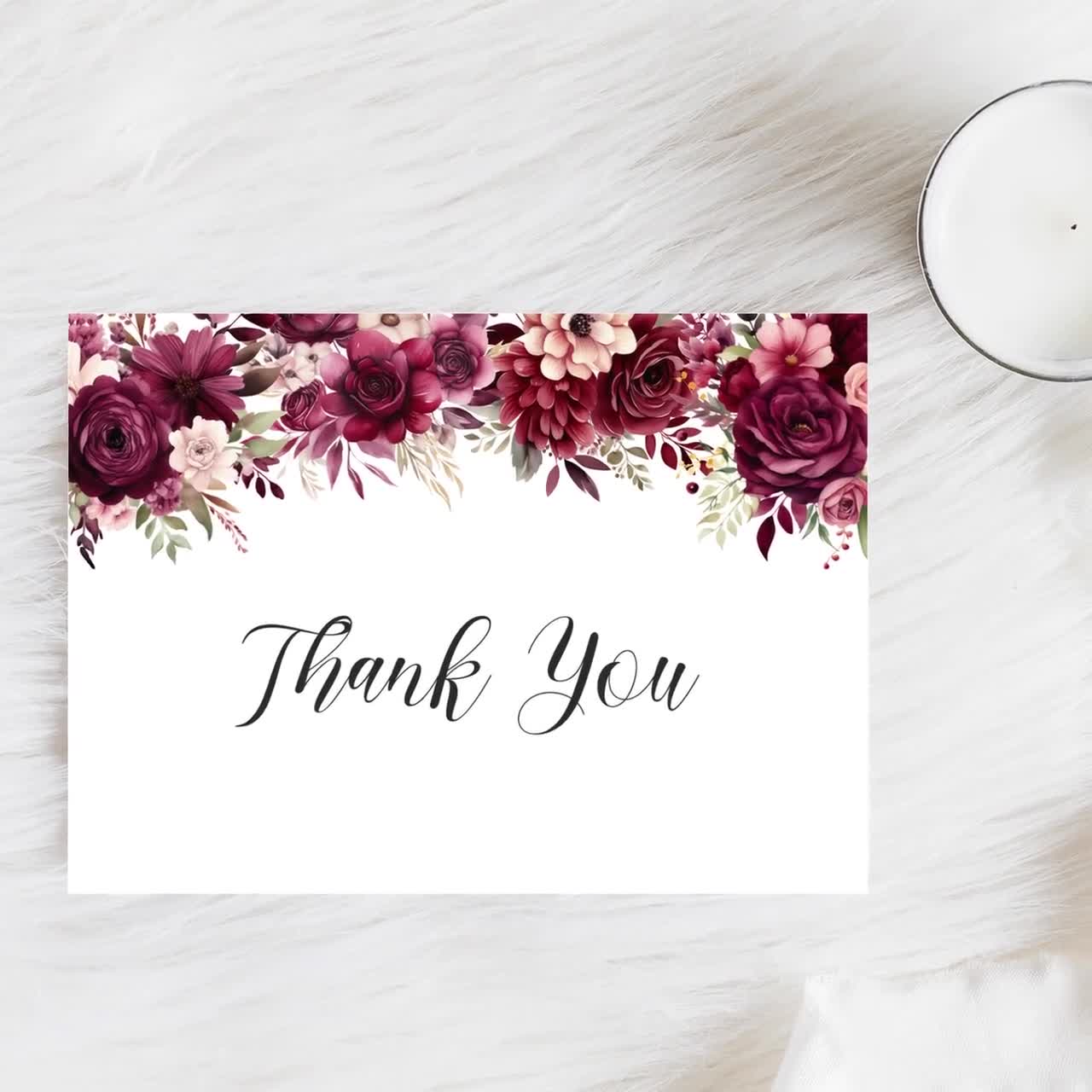 Burgundy Flower Clip Art Borders