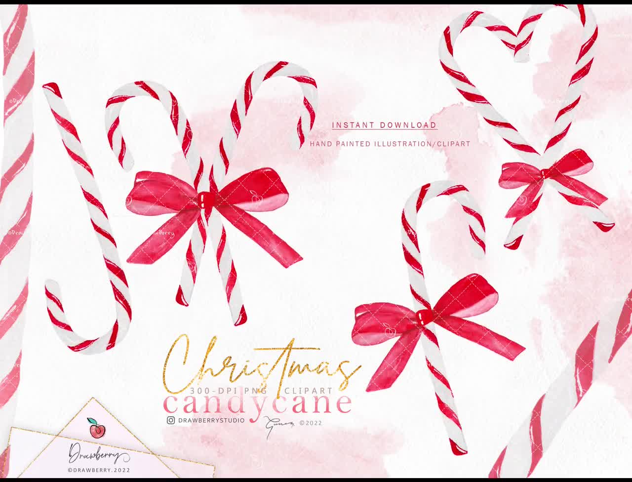 Wrapped Christmas Candy Clipart