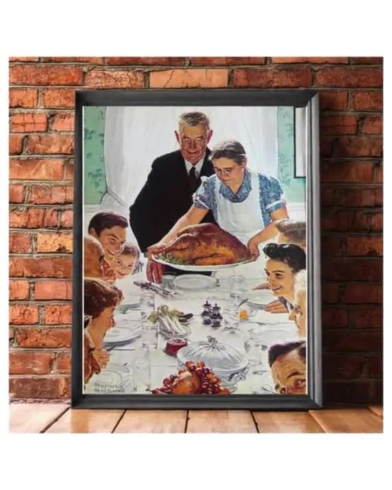 Norman Rockwell Thanksgiving Wallpaper