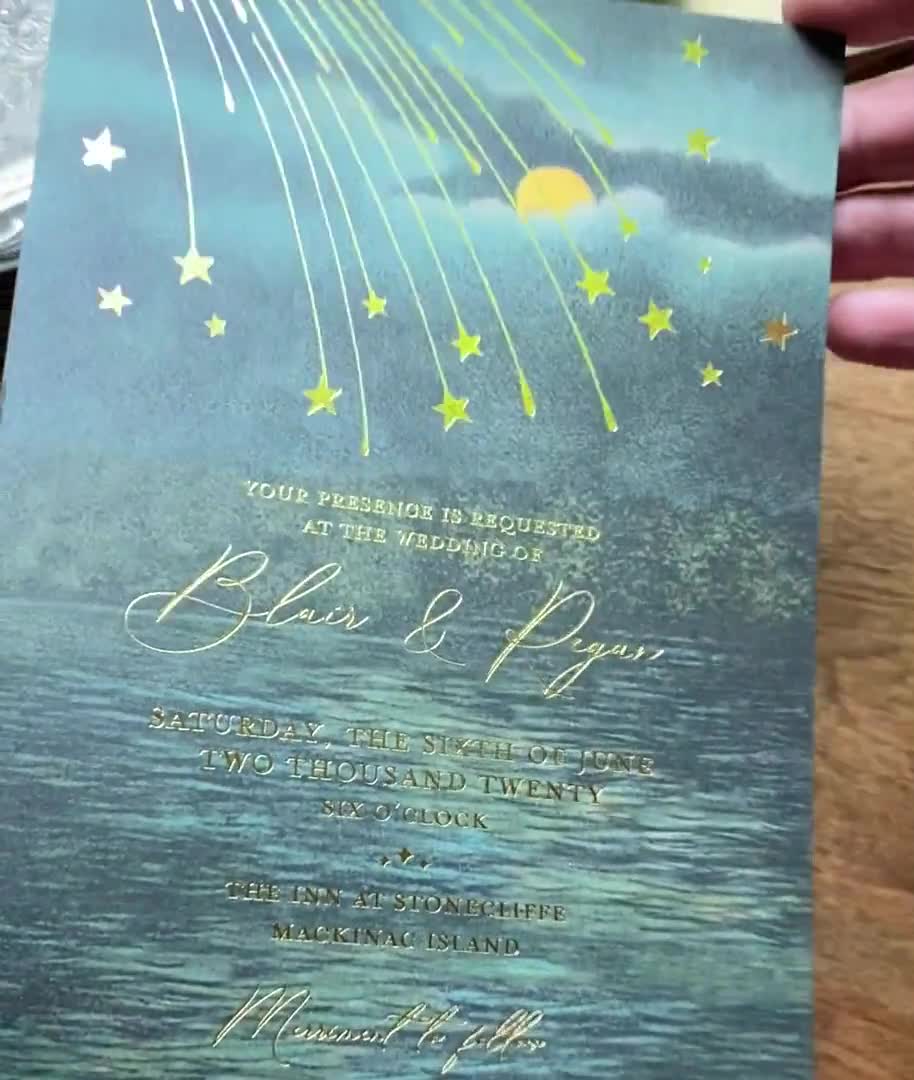 Rustic Wedding Invitation Stars Read More RUSTIC WEDDING INVITATION