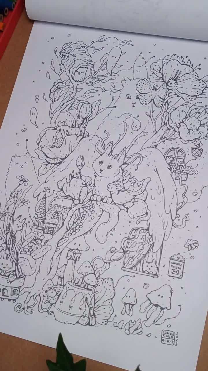 plants for all year round coloring pages