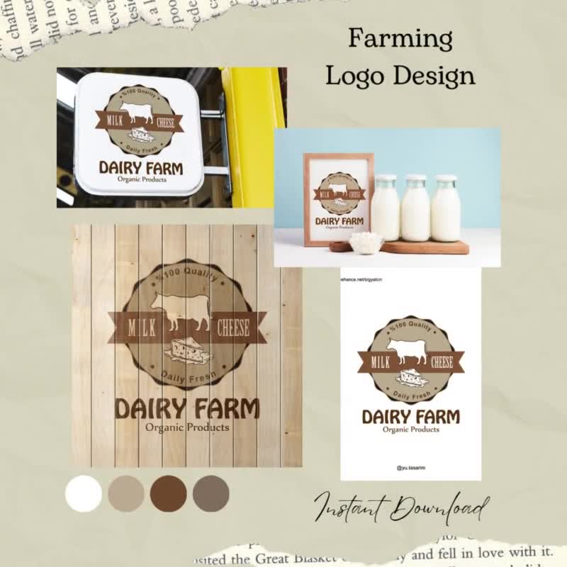 Dairy Logo Design Dairy Logo Designs, Themes, Templates And