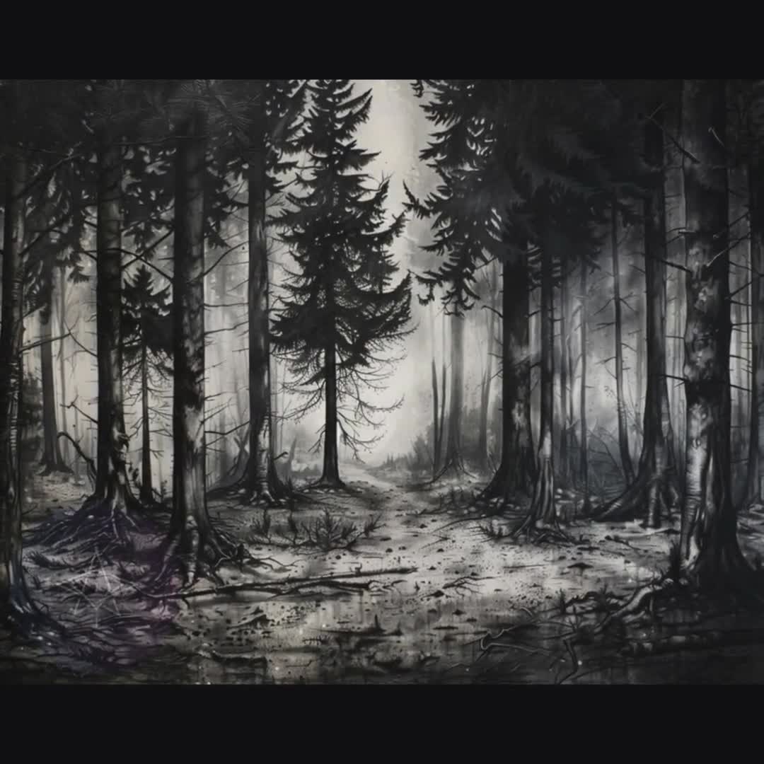 Dark Forest Drawing