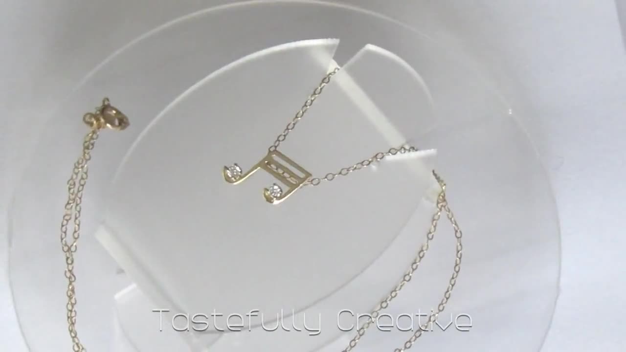 Charm 14k wholesale yellow gold Music