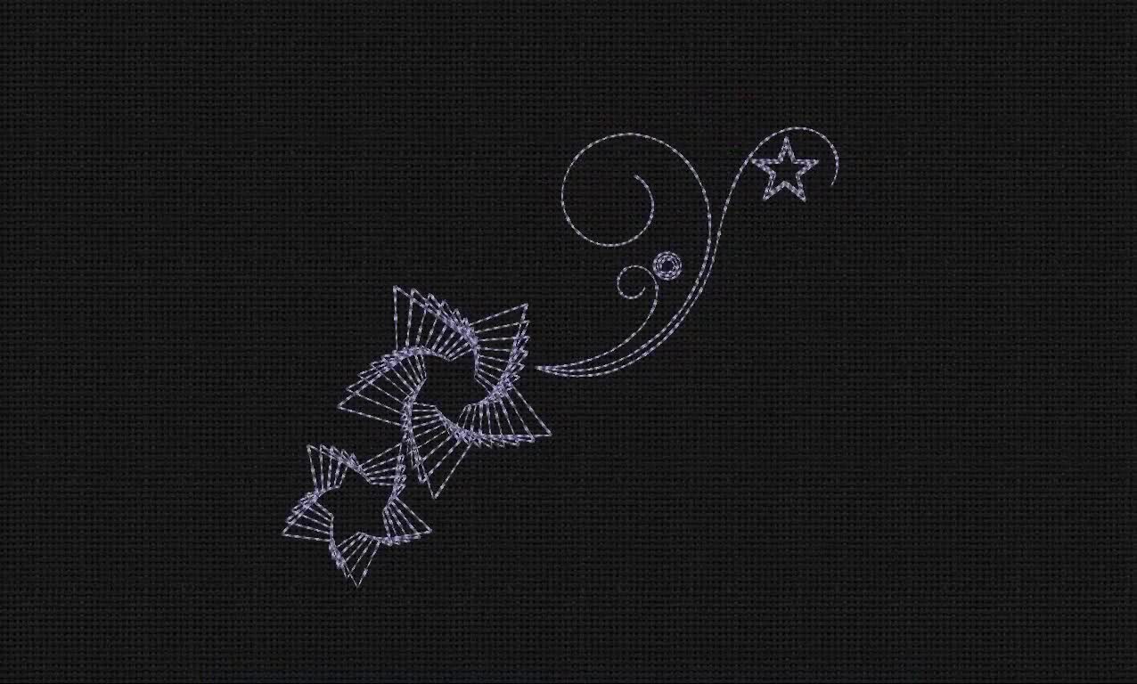 Star Machine Embroidery Design Star Embroidery Design 5 Point Etsy