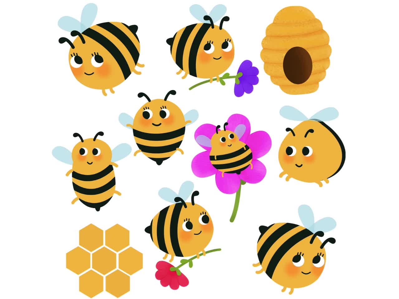 Bee Clip Art For Teachers