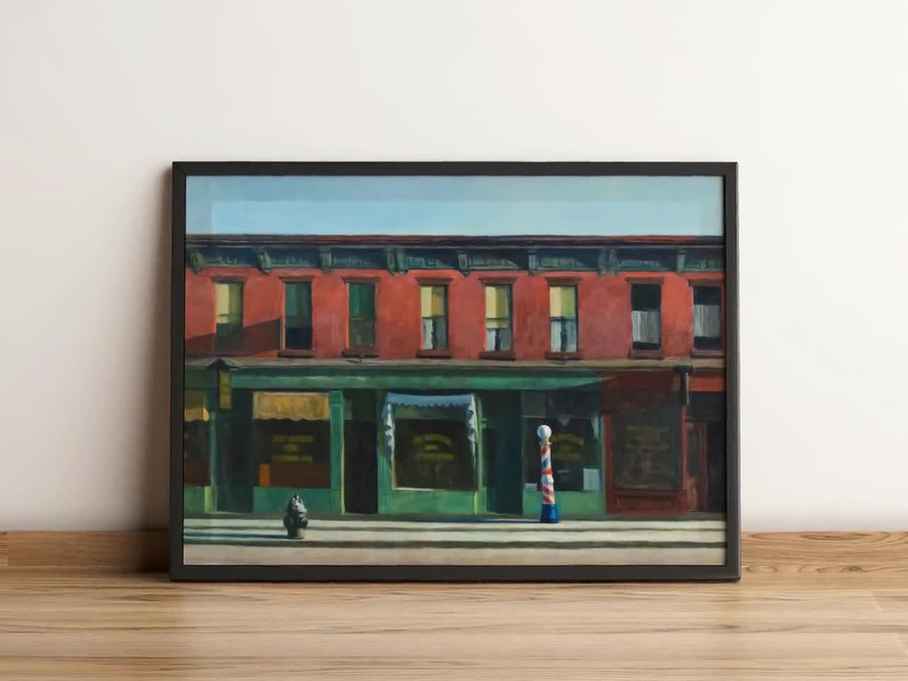 Edward Hopper Sunday Morning Edward Hopper《Early Sunday