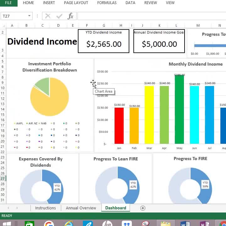 Monthly Dividend Spreadsheet Dbexcelcom Monthly Dividend Spreadsheet