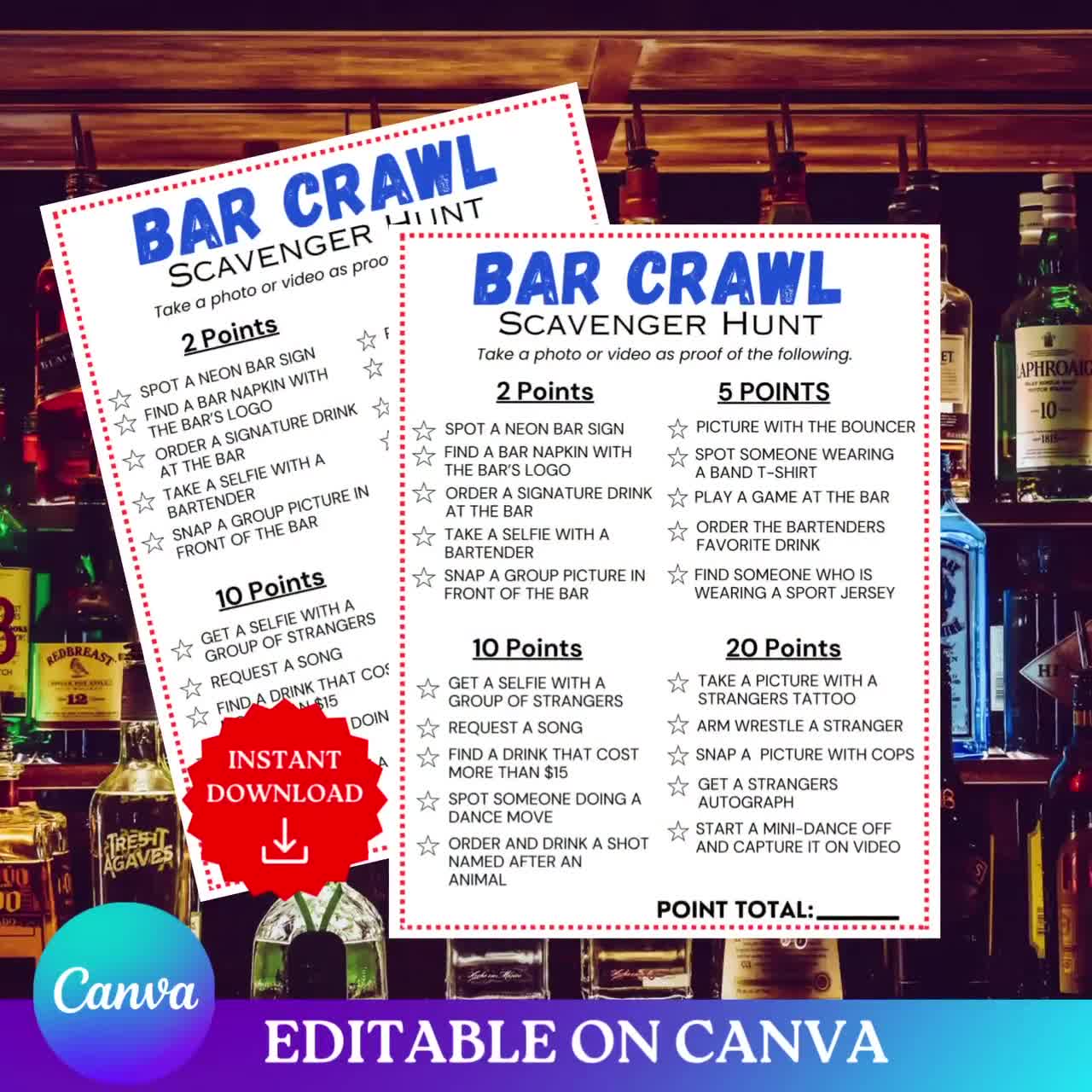 21st Birthday Bar Games