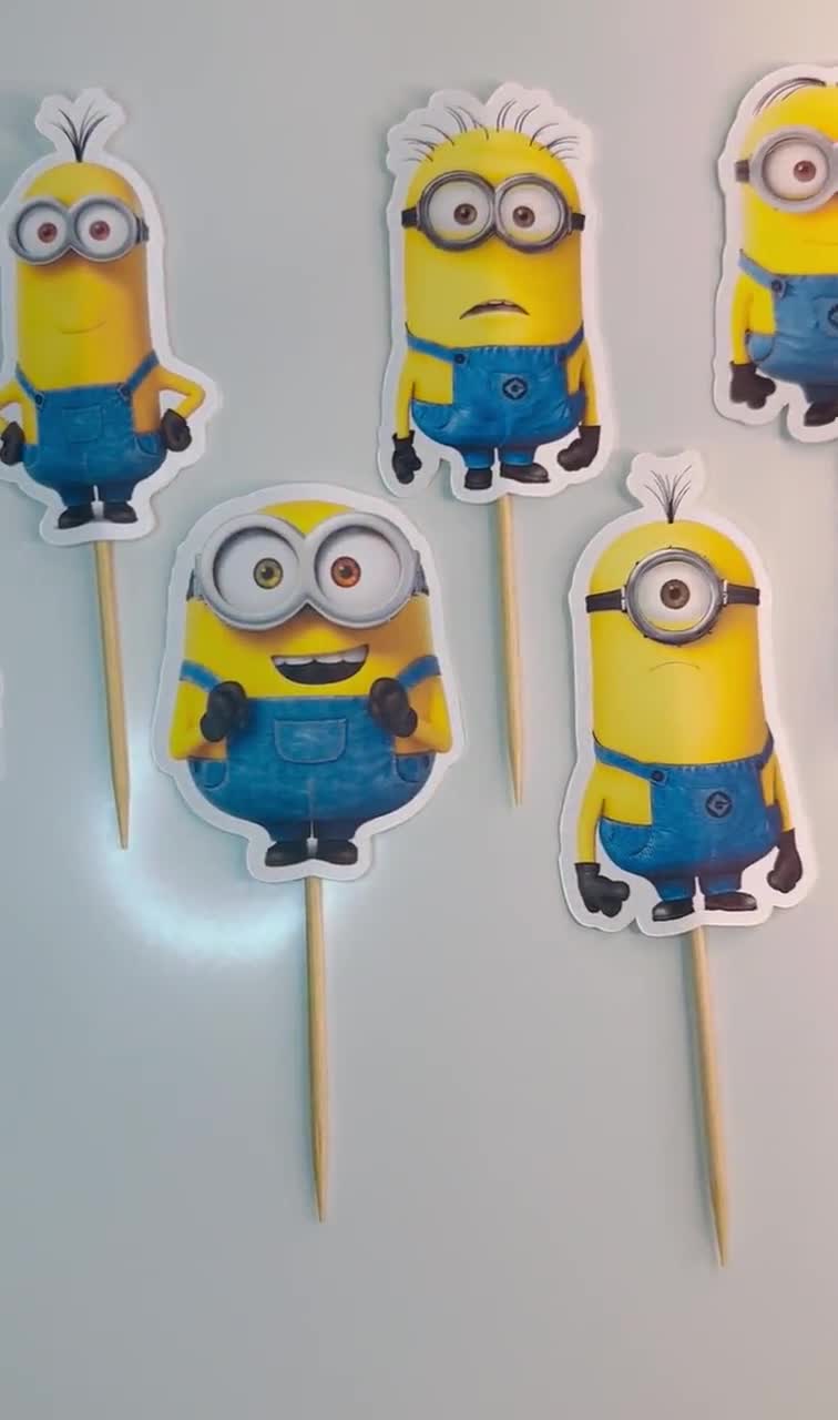 Despicable Me Cupcake Toppers Printable Despicable Me 4 Minions