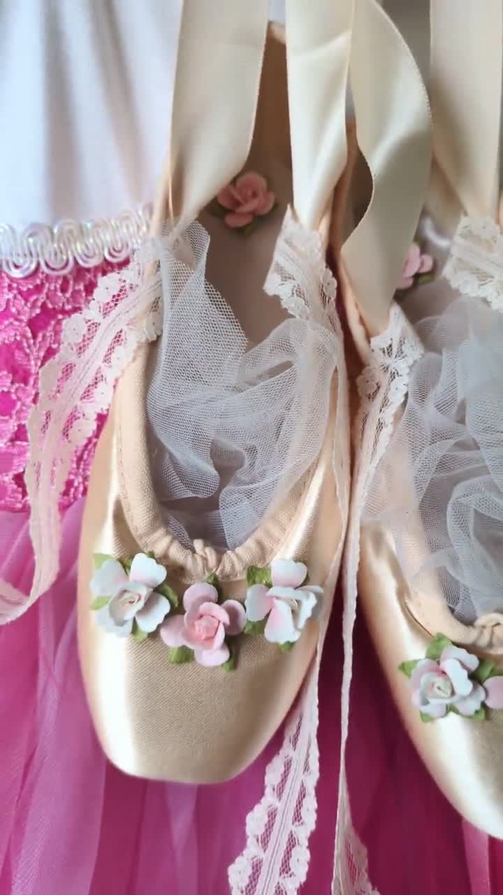 Decorated Lace Pointe Shoes