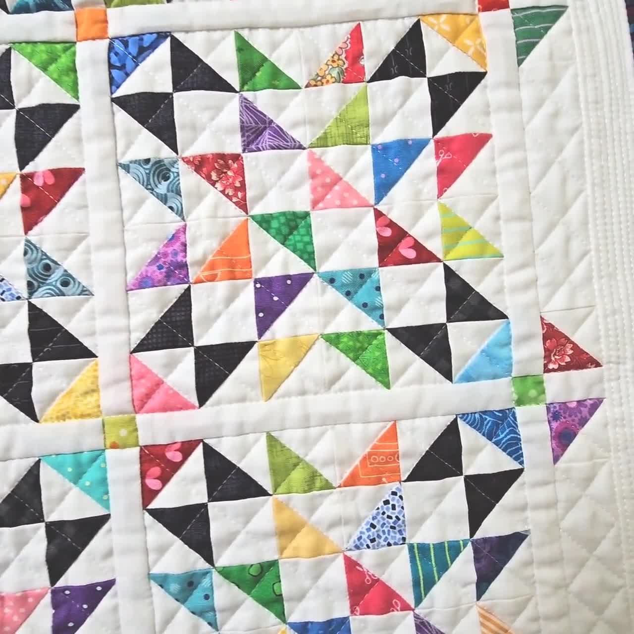 Triangle Quilt Pattern And Directions