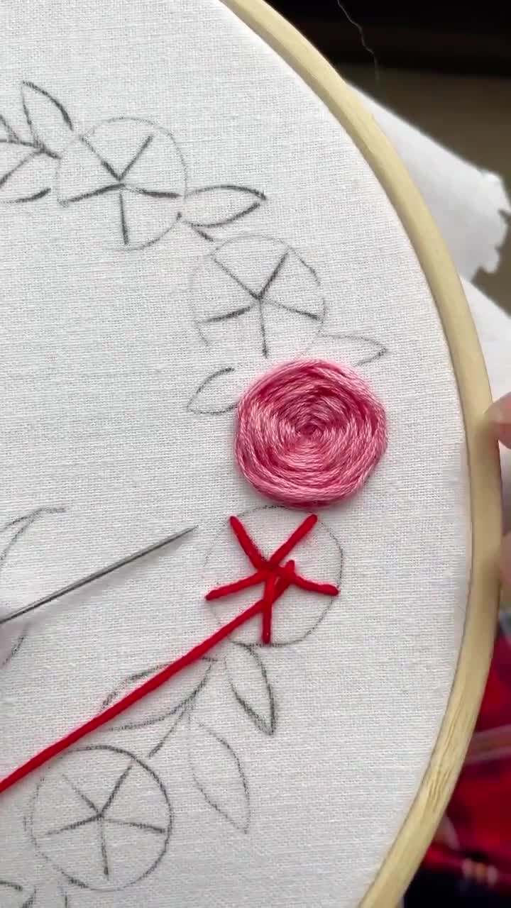 Cross Stitch Kits Letter C Floral Embroidery Kit: DIY Alphabet Pattern ...