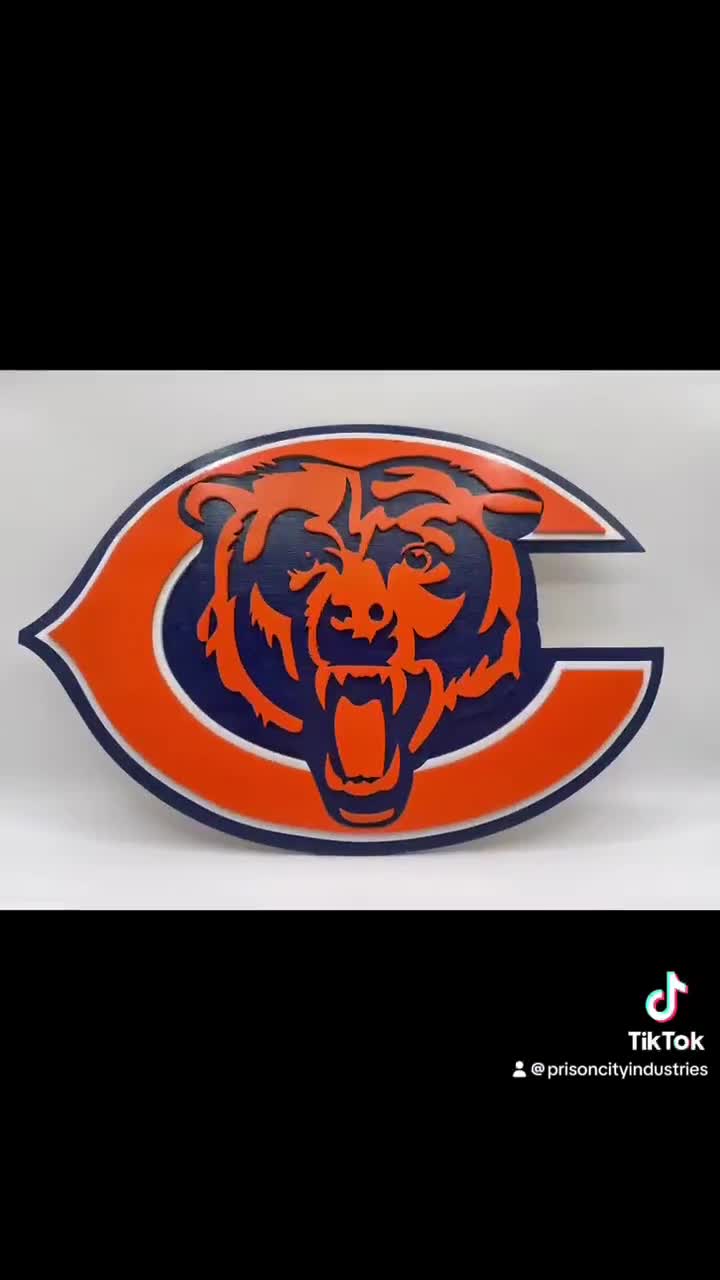 Bears Logo Wallpaper LED Neon Sign Chicago Bears – Self Signs